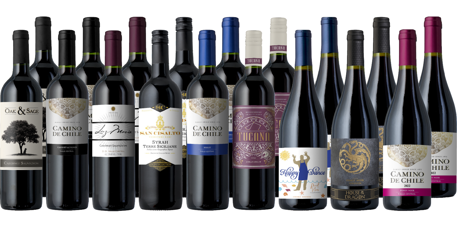 The Most Popular Red Wines 18-Pack – Splash Wines