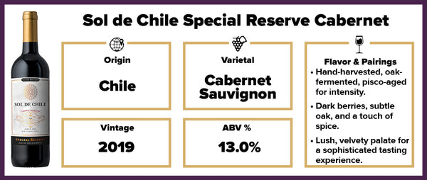 Sol de Chile Special Reserve Cabernet – Splash Wines