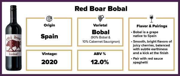 Red Boar Bobal – Splash Wines